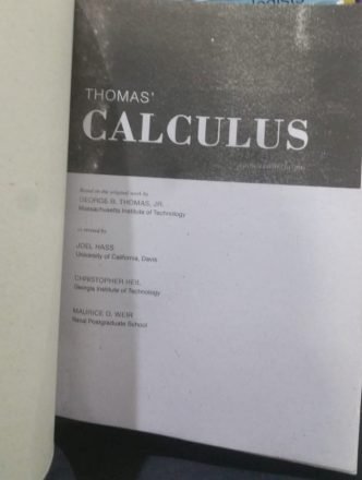 Thomas' Calculus 14th Edition Buy Online in Pakistan | Bukhari Books